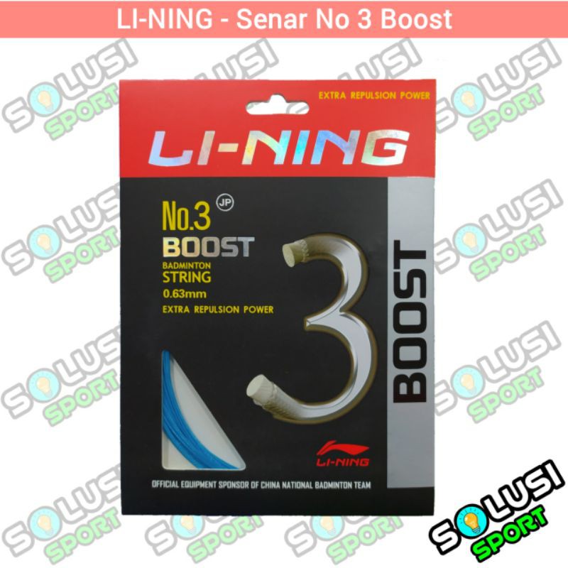 Jual LINING NO 3 BOOST Senar Badminton Bulutangkis Original | Shopee ...