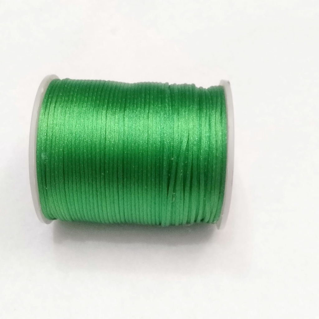 Jual Tali Cina 100 yard/ Tali Satin Cina 1mm 43 Hijau Tua | Shopee ...