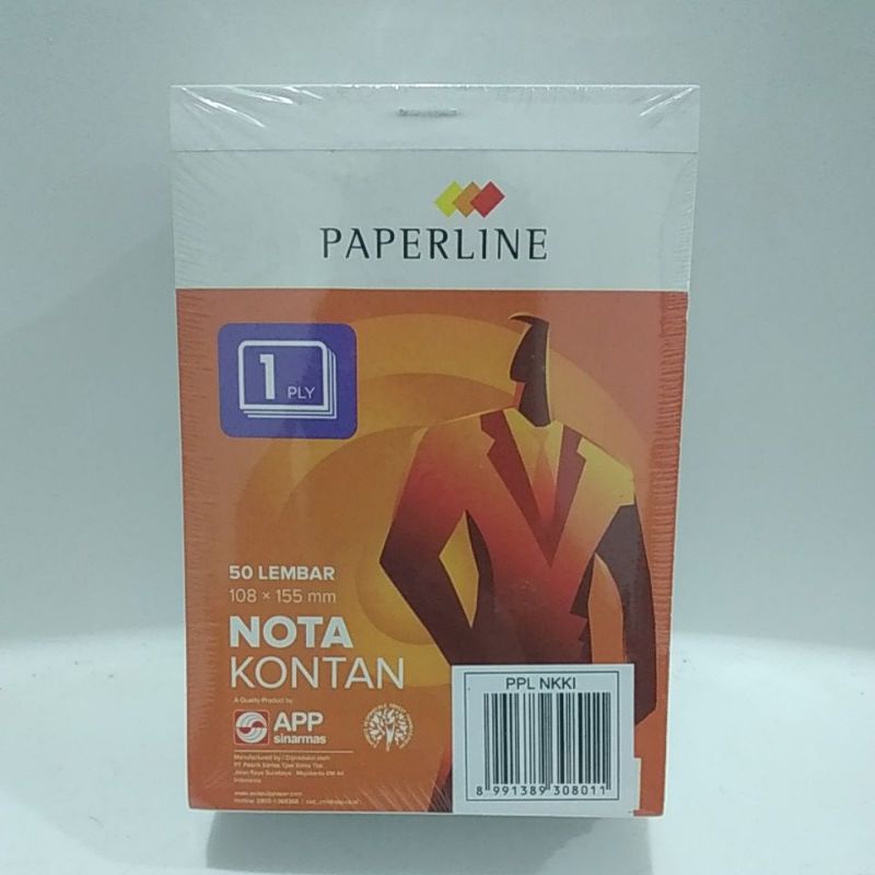 Jual Paperline Nota Kontan 1ply 50lembar 108x155mm | Shopee Indonesia