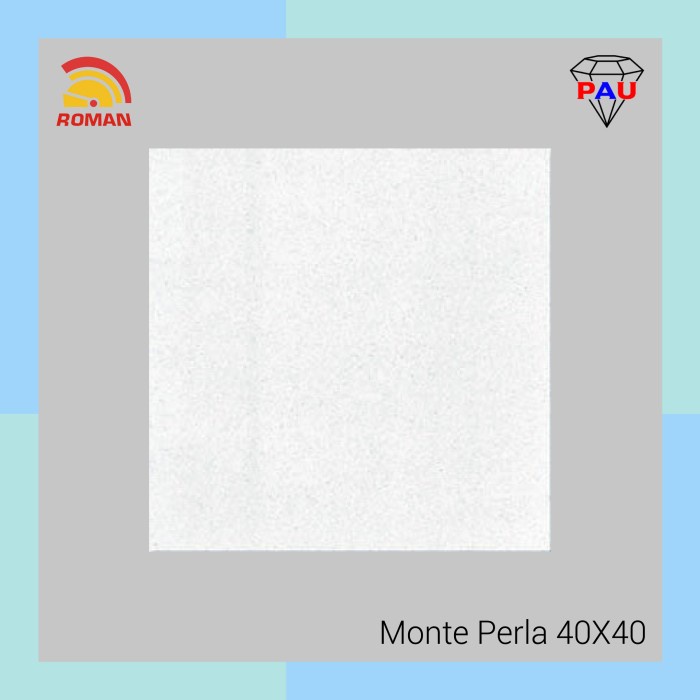 Jual Keramik Lantai ROMAN Monte Perla 40x40 | Shopee Indonesia