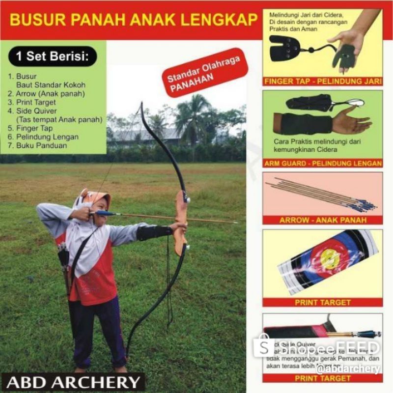 Jual Full set Busur panah untuk anak | Shopee Indonesia