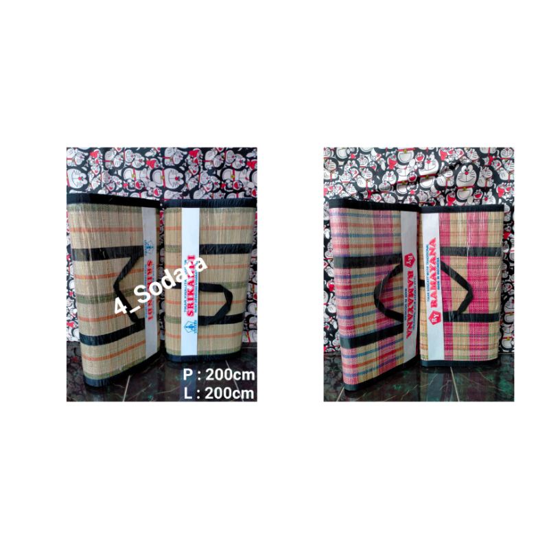 Jual Tikar Lipat Mendong Motif 200x200 | Shopee Indonesia