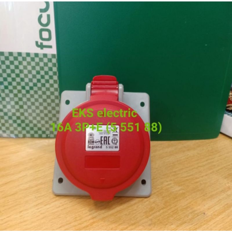 Jual Panel Mounting Legrand 16A 3P+E 4Pin Socket Female | Shopee Indonesia