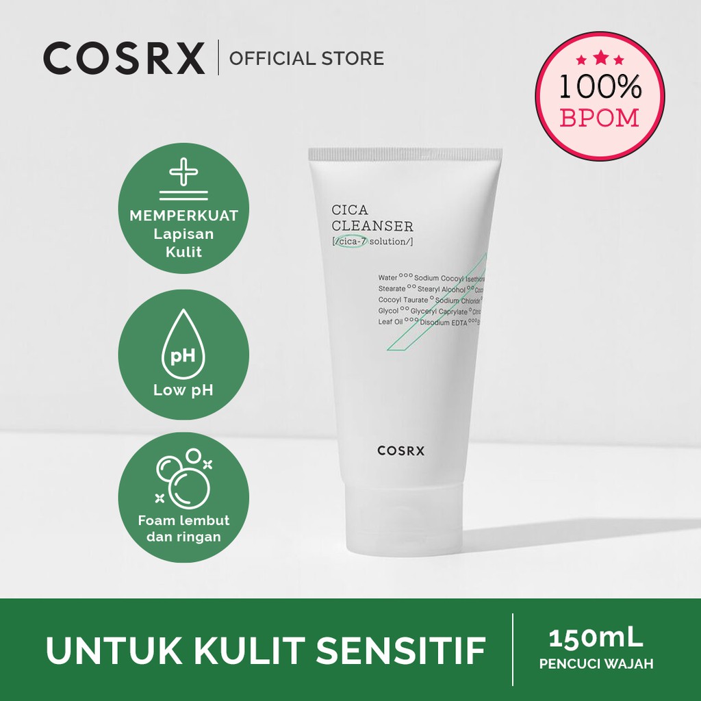 Jual COSRX Pure Fit Cica Cleanser Skin Care - 150 ML (Cleanser Wajah ...
