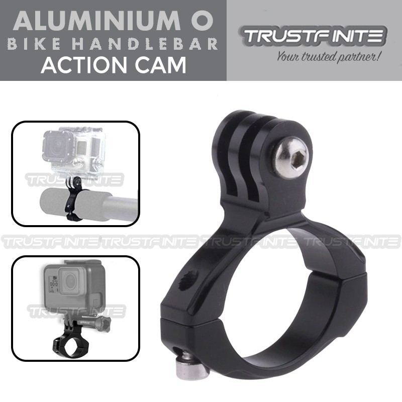 Jual Aluminium Bicycle Bike Sepeda Handlebar Mount O GoPro Hero 12/11 ...