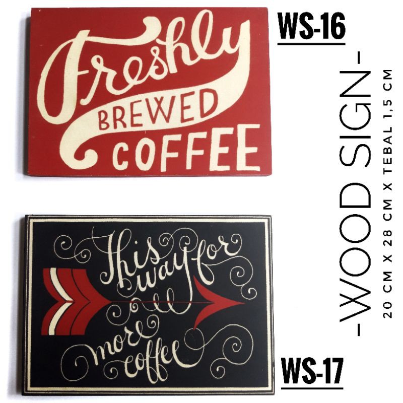 Jual WOOD SIGN | Shopee Indonesia