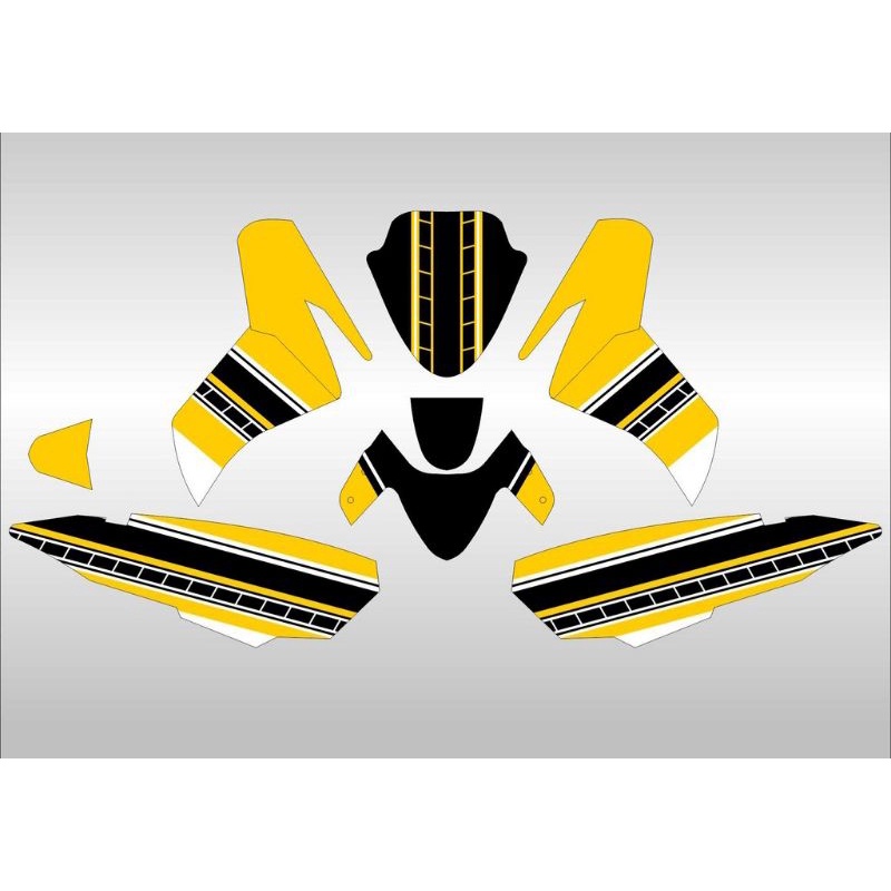 Jual Decal Sticker Yamaha Lexy Full Body Strip Minimalis | Shopee Indonesia