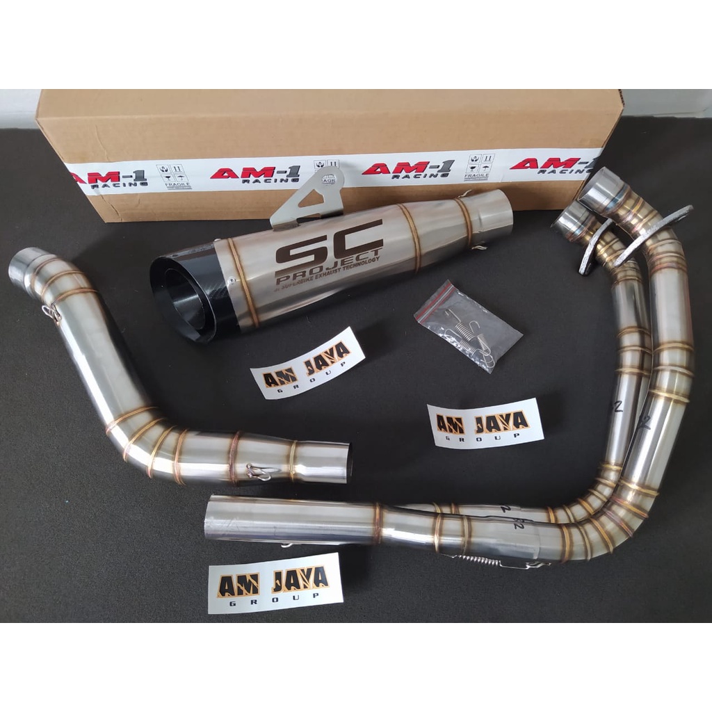 Jual Knalpot Racing SC Project S1 Yamaha R25 R 25 Mt25 Mt 25 Kawasaki ...