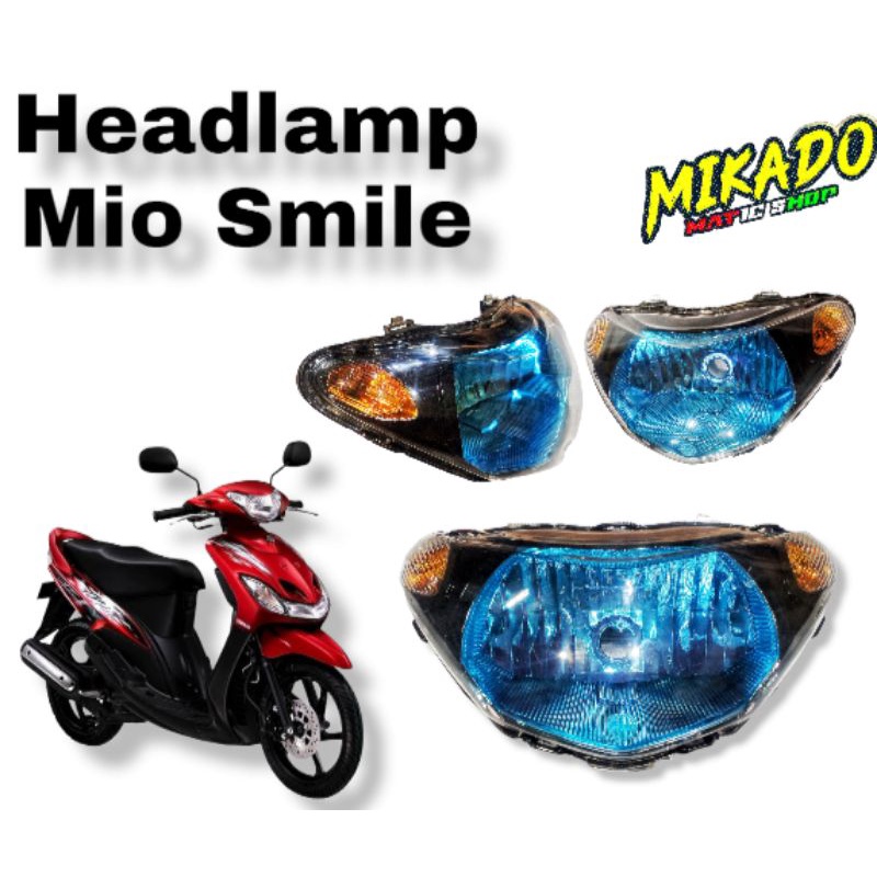 Jual HEADLAMP MIO SMILE MODEL PHILIPPINA WARNA REFLEKTOR KACA DEPAN LED ...