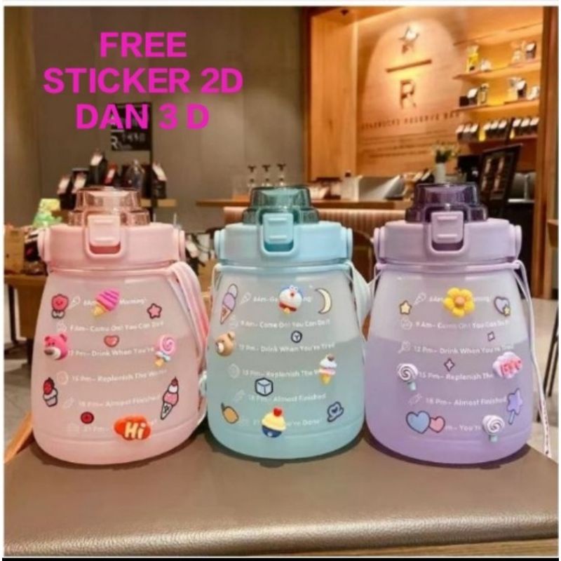 Jual RJ Store HSS BOTOL MINUM VIRAL GEMOY 1,3LITER BOTOL SULTAN BOTOL ...