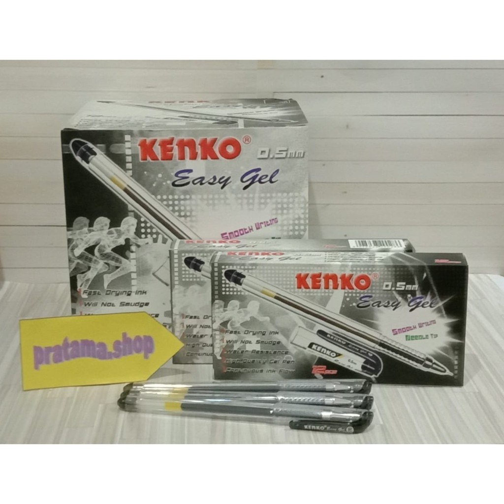 Jual Pulpen Easy Gel 0.5mm Kenko | Shopee Indonesia