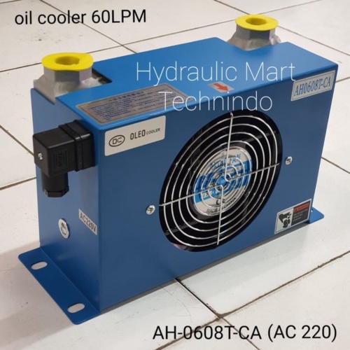 Jual TERMURAH hydraulic oil cooler hidrolik 60LPM-AC220 AH-0608T-CA merk OLEOCOOLER | Shopee ...