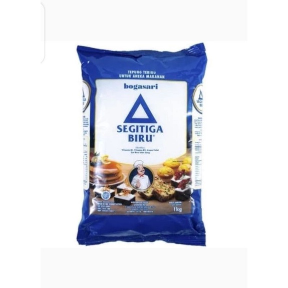 Jual segitiga biru 1 kg/tepung terigu segitiga biru 1 kg/tepung kue ...