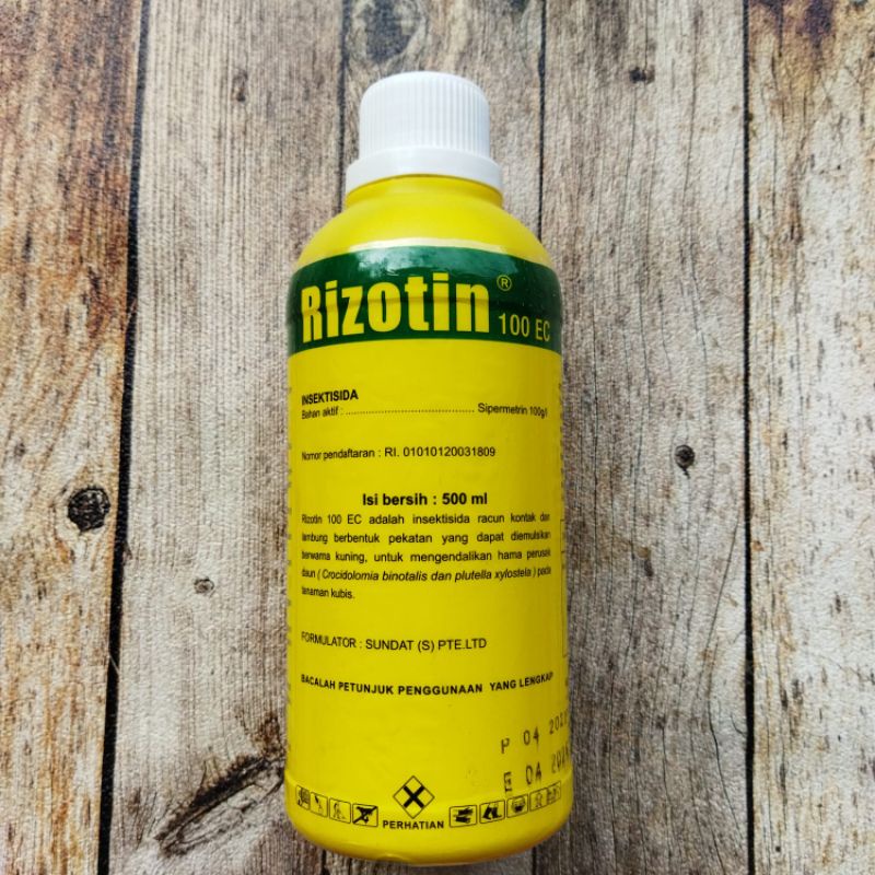 Jual 0bat Pertanian insektisida RIZOTIN 100 ec (500 ml) | Shopee Indonesia