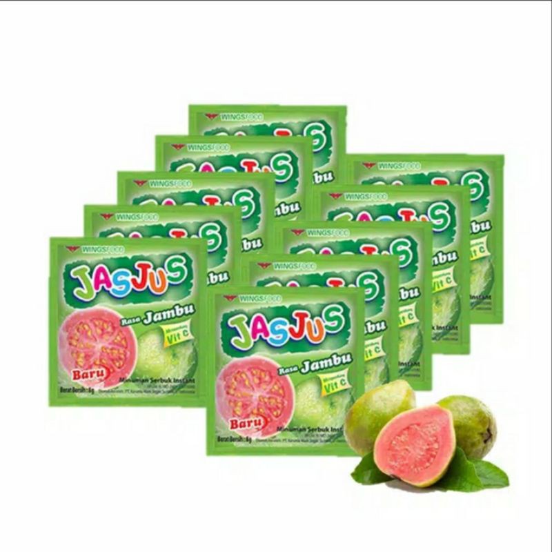 Jual jasjus rasa jambu biji isi 10 sachet @7g | Shopee Indonesia