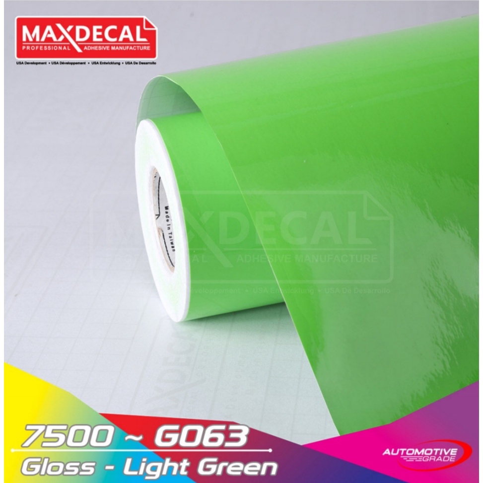 Jual Sticker stiker Skotlet Maxdecal Max Decal glossy/mengkilat dan doff/matt, series 7500 ...