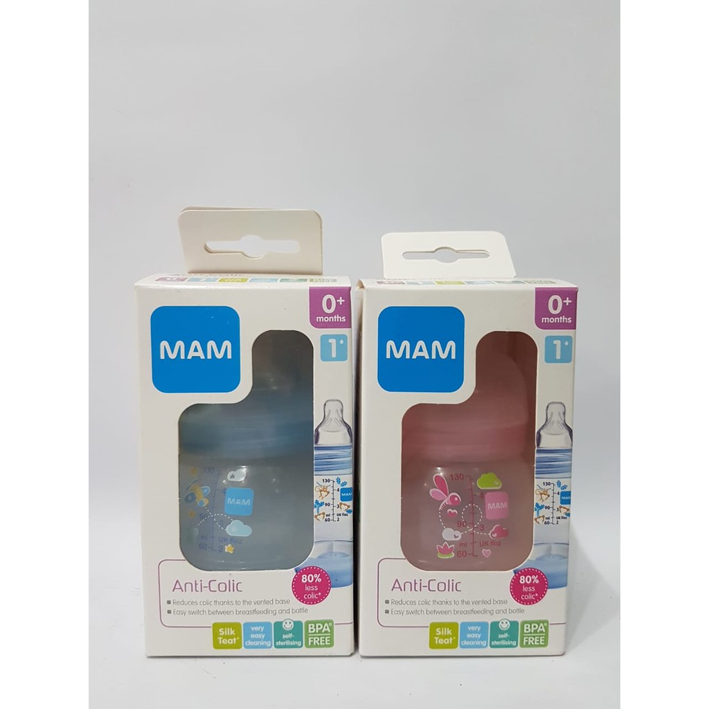 Jual MAM BOTOL SUSU 130ML ANTI-COLIC | Shopee Indonesia