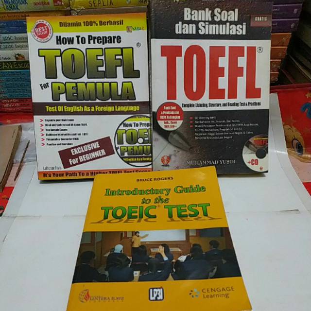 Jual HARGA 1AN TOEFL FOR PEMULA/ BANK SOAL DAN SIMULASI TOEFL ...