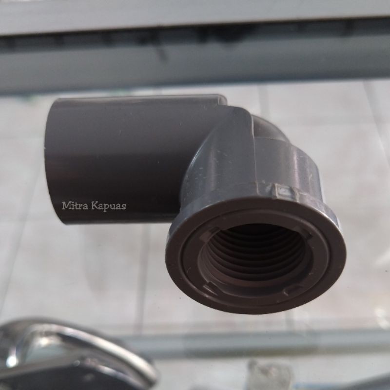 Jual Rucika Knee Drat Dalam / Elbow Drat Dalam PVC 1/2" - 3/4" - 1 ...