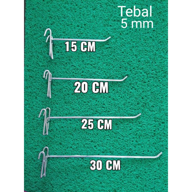Jual Hook cantolan/kaitan ram besi crom, tebal 5mm, harga per-bh ...