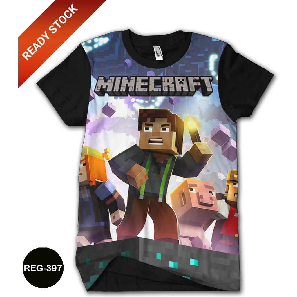 Jual Baju Minecraft Baju Minecraft Game Animasi Anak REG-397 | Shopee ...