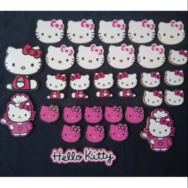 Jual Set Plat Plat Hello Kitty ( Bisa Custom ) | Shopee Indonesia