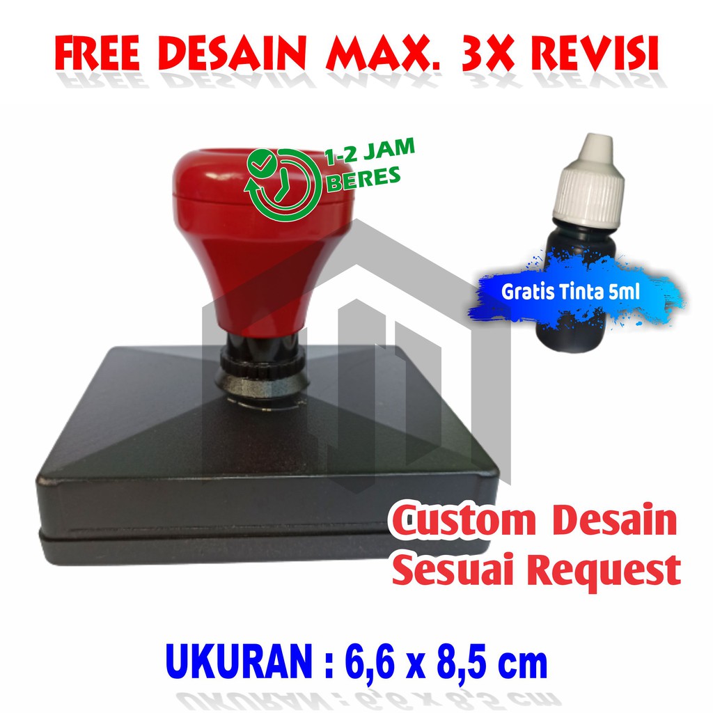 Jual Cetak Custom Stempel Flash Stempel Otomatis Cap Otomatis Jumbo ...