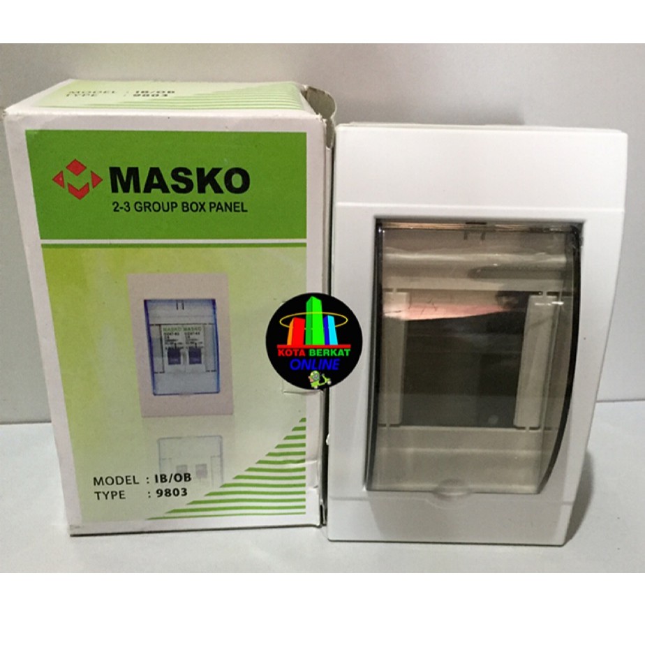 Jual Box MCB/ BOX PANEL 2 - 3 Group MASKO IB OB 9803 | Shopee Indonesia