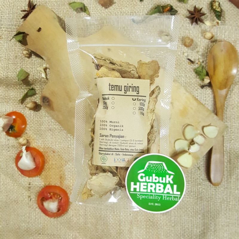 Jual TEMU GIRING IRIS KERING 250 GRAM - Curcuma Heyneana - MURNI - JSR ...