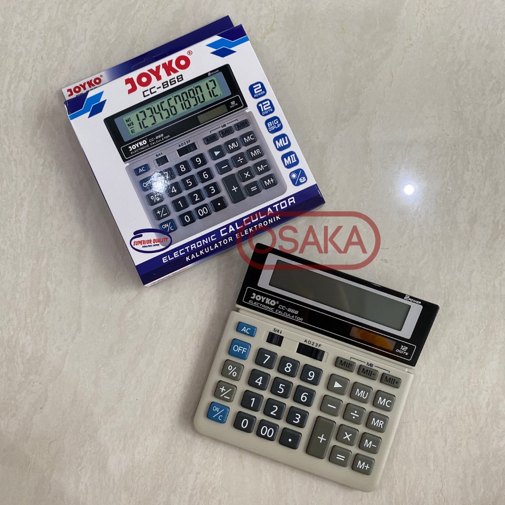 Jual Kalkulator Joyko CC-868 (12 digits) | Shopee Indonesia