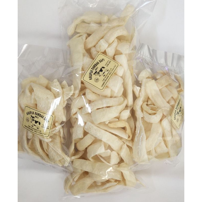 Jual Kerupuk Krupuk Rambak Kulit Sapi Stik Snack Kiloan Cemilan Camilan ...
