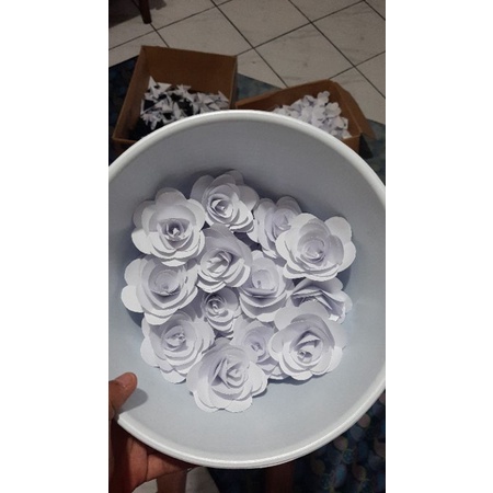 Jual Origami bunga mawar putih | Shopee Indonesia