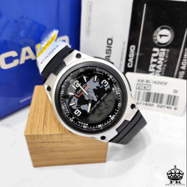 Jual CASIO AW-80-1A2VDF / AW80 Original Jam Tangan Pria CASIO Digital ...