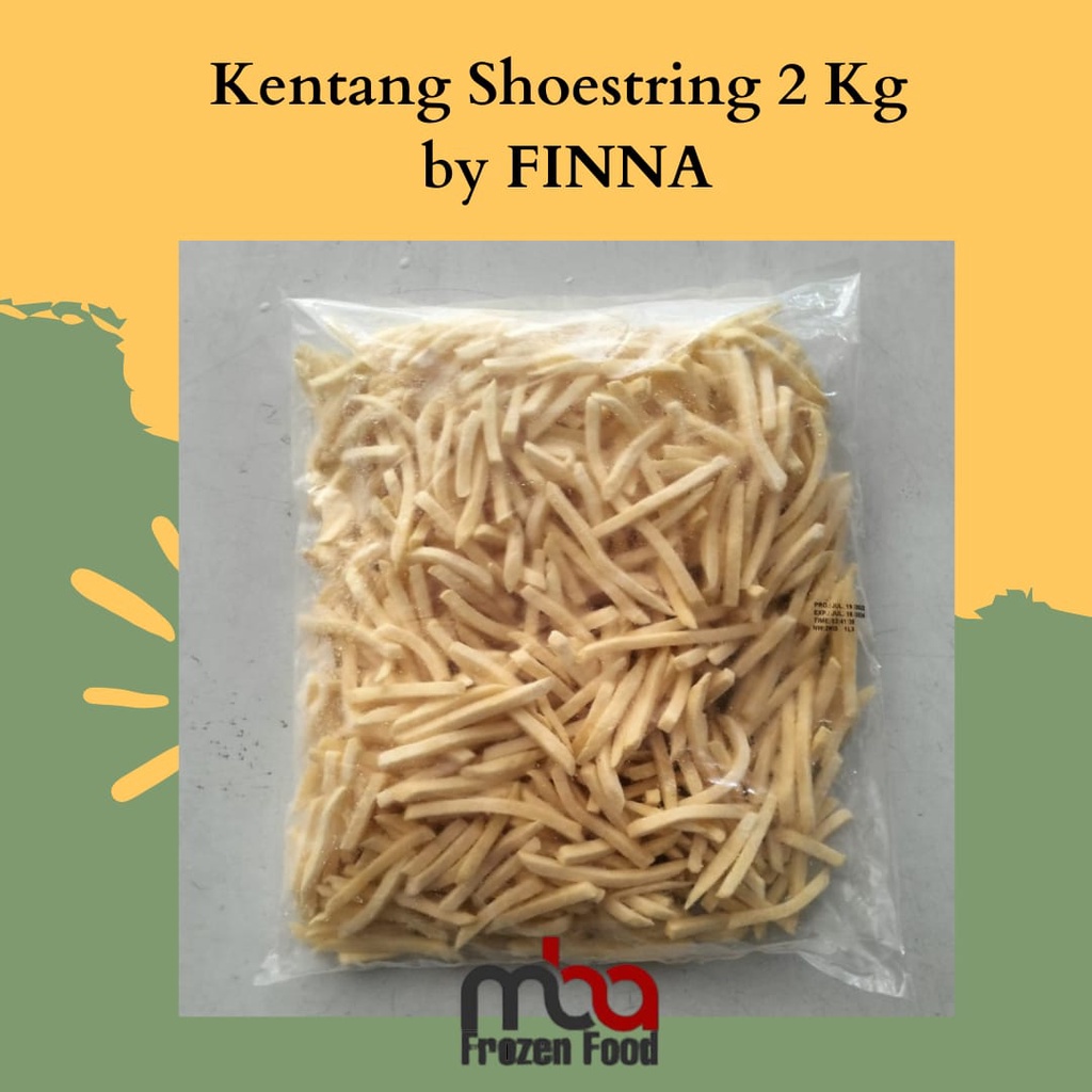 Jual Kentang Shoestring 2 Kg by FINNA - FROZEN FOOD | Shopee Indonesia