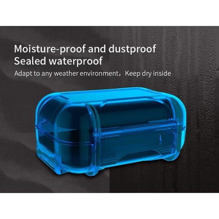 Jual Kz Earphone Storage Boxes Abs - Biru Murah + Gratis Ongkir ...