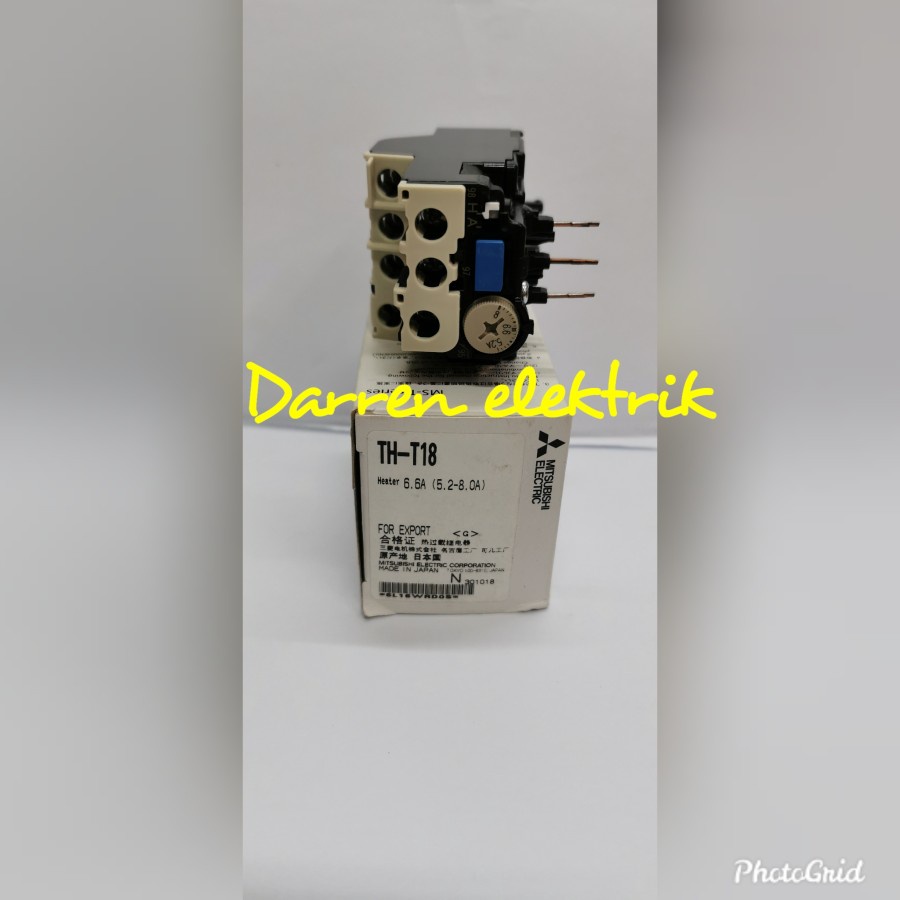 Jual overload mitsubishi TH-T18 asli 5.2-8amper | Shopee Indonesia