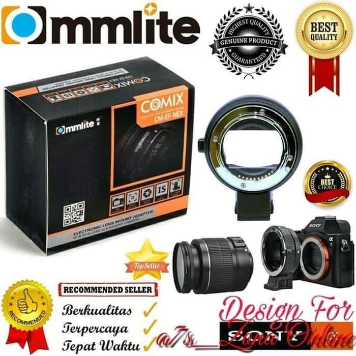 Jual Adapter Commlite Lensa CM-EF-NEX Adapter Lens Canon Eos to Sony ...