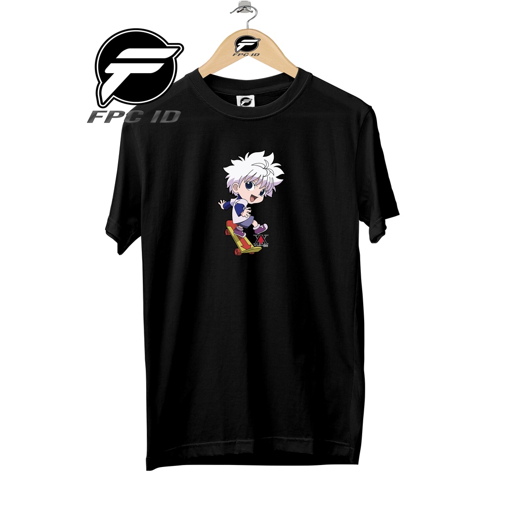Jual Kaos Anime Hunter X Killua Kids Skate Cotton Combed 30s | Shopee ...