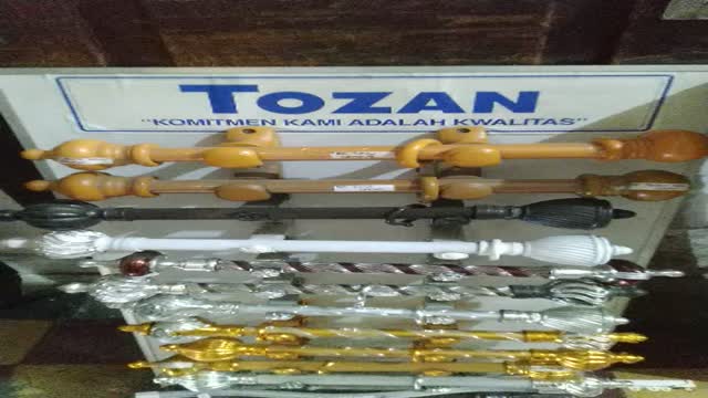 Jual RELL GORDEN DELUXE 5 WARNA/RELL GORDEN VITRAS/ROLLET GORDEN/TIANG ...