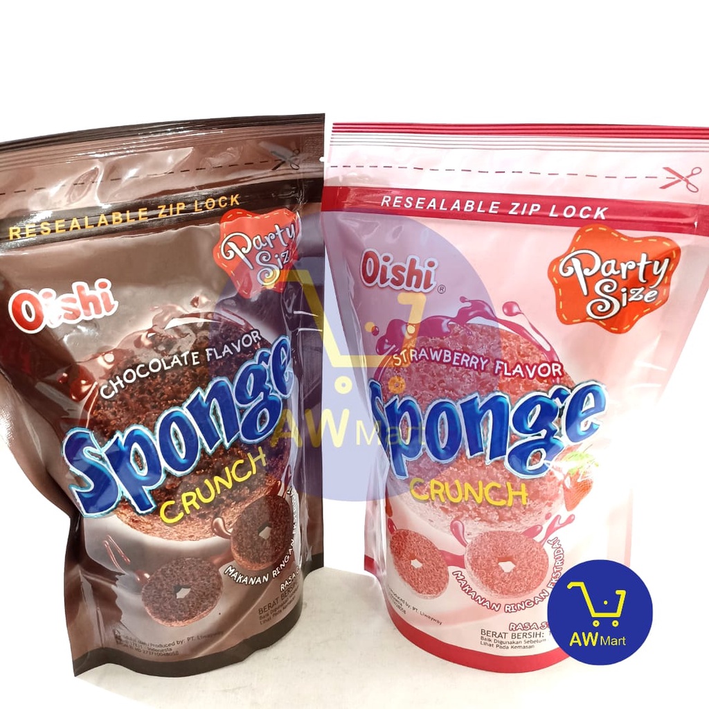 Jual OISHI SPONGE CRUNCH - ALL VARIAN | Shopee Indonesia
