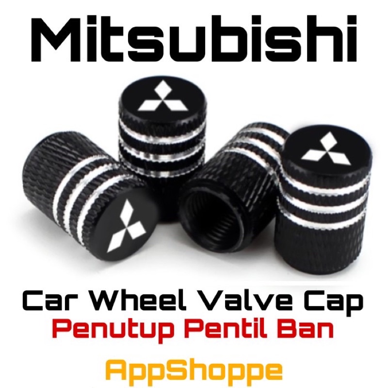Jual Mitsubishi Tutup Penutup Pentil Mobil Ban Car Tyre Wheel Valve Cap ...