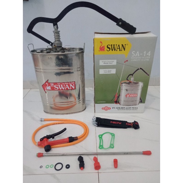 Jual Swan Sa 14 Manual Pompa Stenlis / Tanki Semprotan Hama / Alat ...