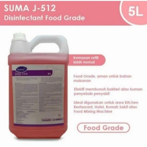 Jual Diversey Disinfektan Suma J512 D4 5L Original | Shopee Indonesia
