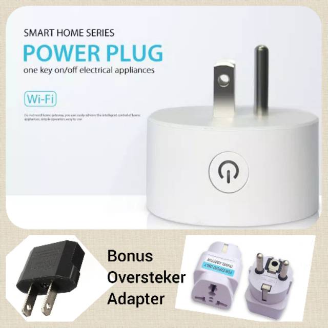 Jual Colokan Listrik Pintar Outlet Wifi Wireless Switch Socket Untuk ...