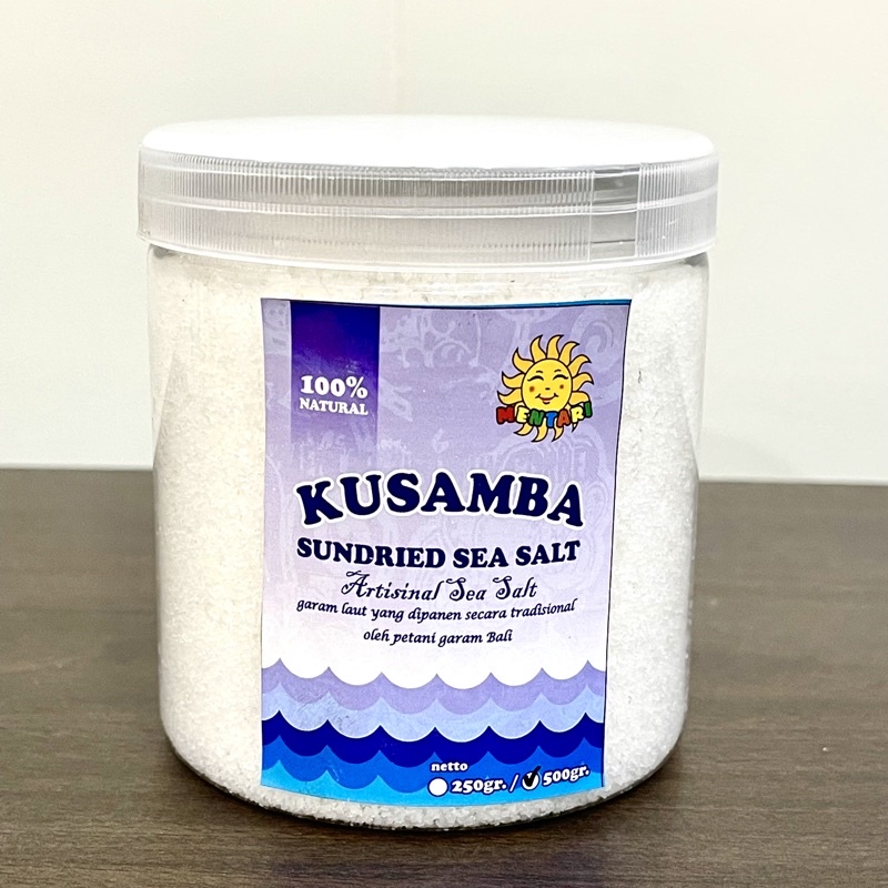 Jual Garam Laut Kusamba / Sea Salt Kusamba 500 Gr Toples | Shopee Indonesia