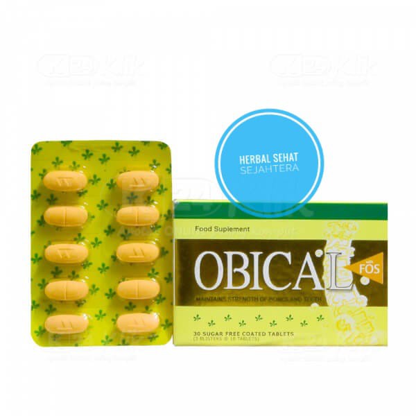 Jual OBICAL Obical Tablet obical tablet / Suplemen Tulang dan Gigi ...