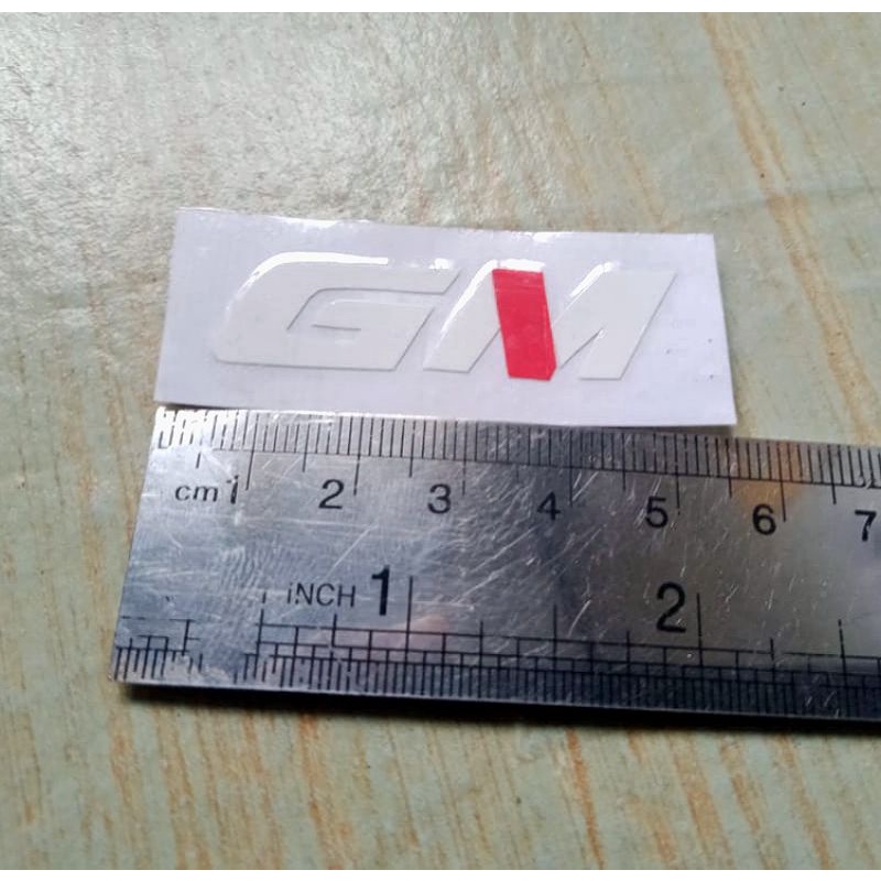 Jual Stiker Helm Sticker Helmet Cutting Sticker G.M Ukuran Kecil ...