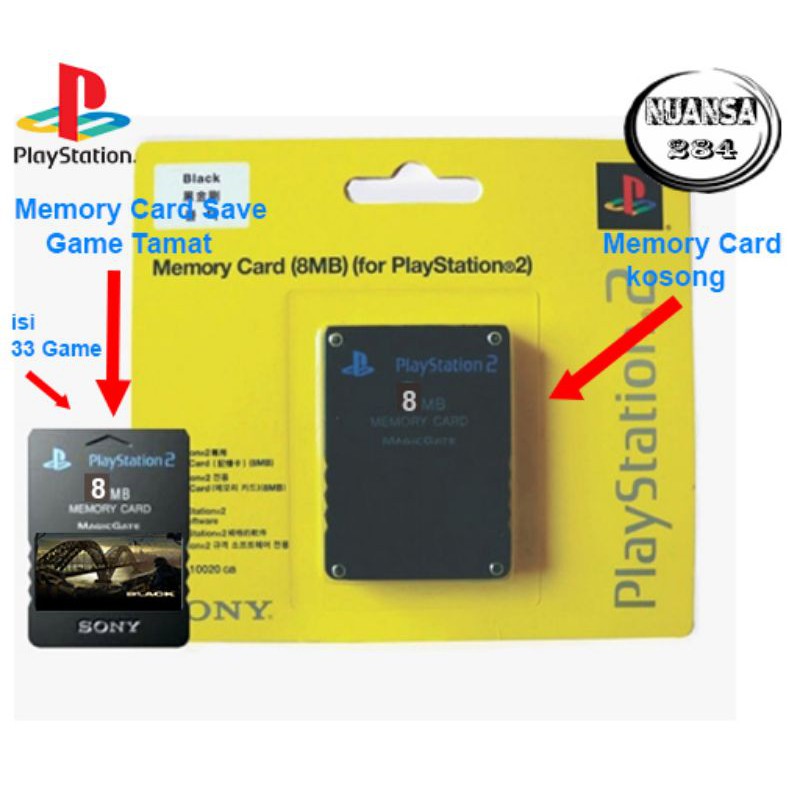 Jual Memory card ps2 mmc ps2 8 mb ,Game save tamat Mmc booting ps1 | Shopee Indonesia