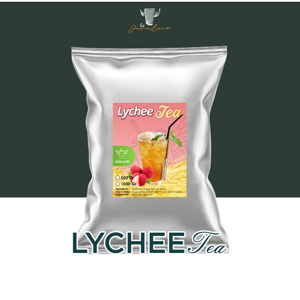 Jual Javaland Bubuk Minuman Rasa Lychee Tea / Teh Leci 1Kg - Regular ...
