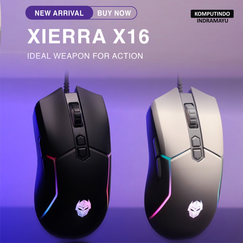 Jual Rexus Mouse Gaming Xierra X16 | Shopee Indonesia